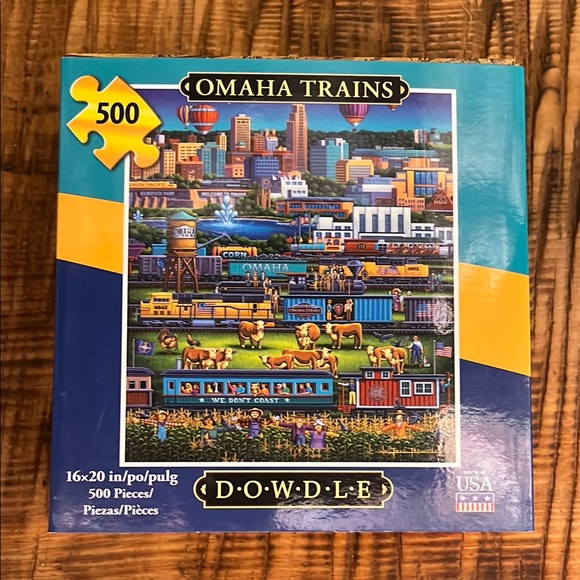 Games | Omaha Trains Puzzle 50 Pieces | Poshmark